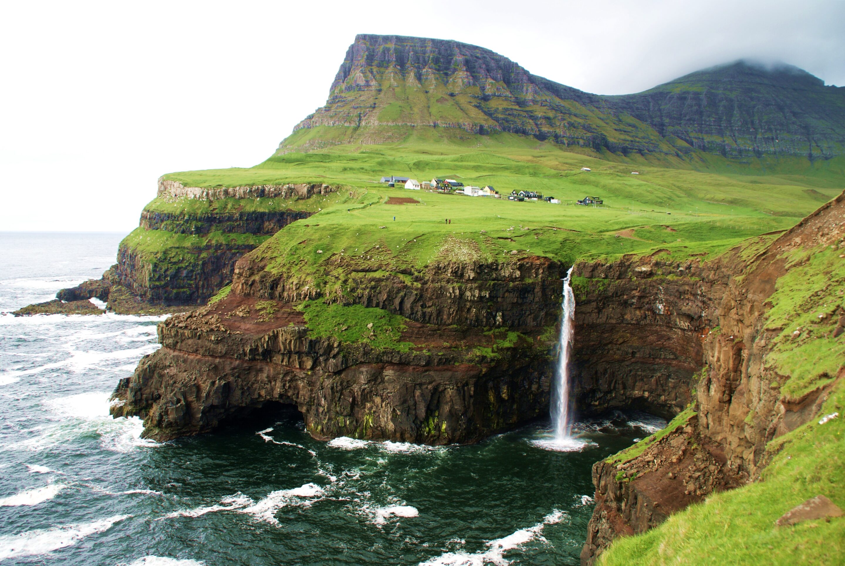 Postcard from Gasadalur - Faroe Island - Let's get lost